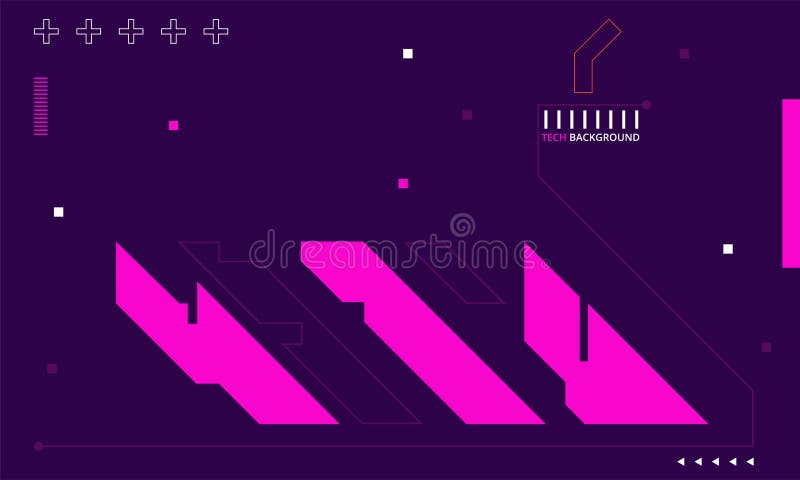 Cyberpunk Retro Futuristic Poster. Vector Illustration Stock Vector ...