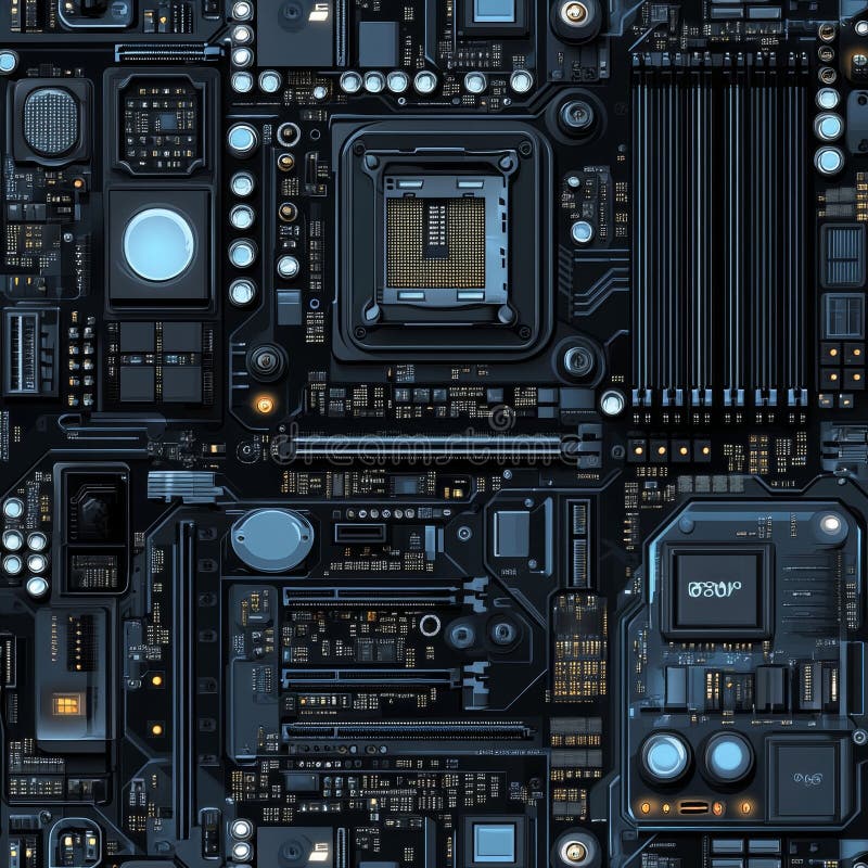 Cyberpunk-themed 8K Greyscale Texture for Use in 3D Modeling ...