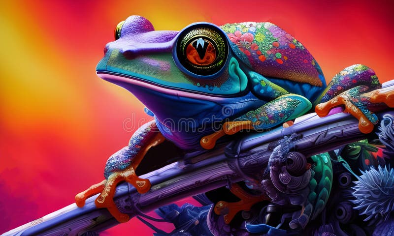 Cyberpunk Frog Stock Illustrations – 82 Cyberpunk Frog Stock ...