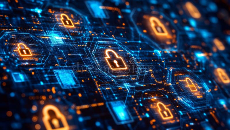 A Cybersecurity Approach Featuring Digital Locks that Secure a Network ...