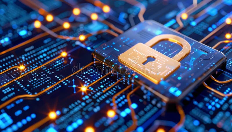 Cybersecurity Art Merging Hacker Alerts Digital Risks And Data