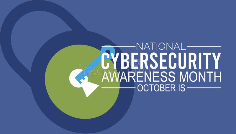 Cybersecurity Awareness Month is Observed Every Year on October. Stock ...