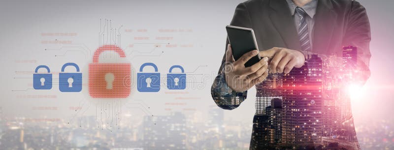 Cybersecurity Breach Highlighting Data Vulnerability Vouch Stock Image ...