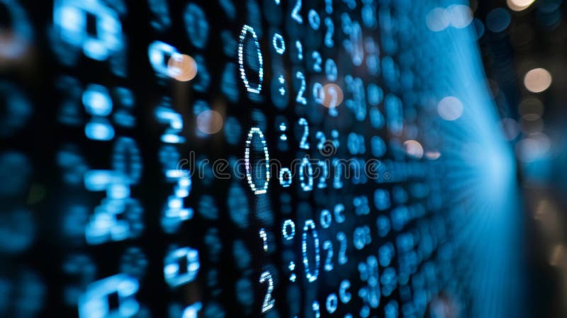 Cybersecurity Breach Warning Sign. Cyber Security. Stock Illustration ...