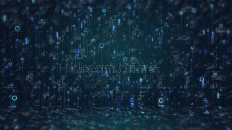 Futuristic Technology, Blue Digital Coding for Data Analysis and Innovation, Unlocking the ...