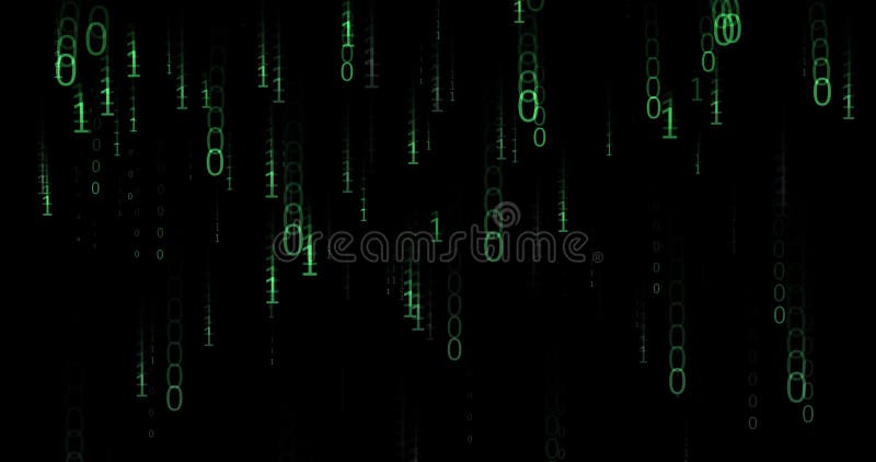 Coding Hologram And Digital With Data Transfer In Server Room Of Binary Code Programming And