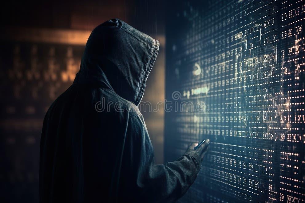 Cybersecurity, Computer Hacker with Hoodie, Vulnerability and Hacker,coding,malware Concept on ...