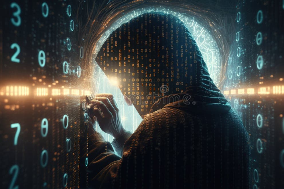 Cybersecurity, Computer Hacker with Hoodie, Vulnerability and Hacker ...