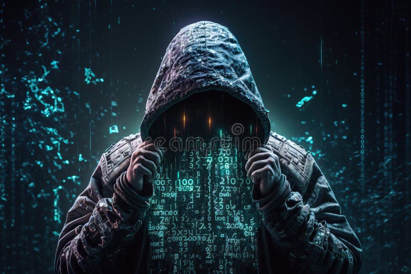 Cybersecurity, Computer Hacker with Hoodie, Vulnerability and Hacker ...