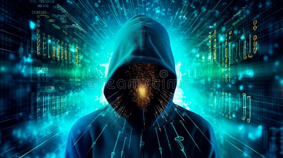 Cybersecurity Concept Identity Theft, Database Hacks, Internet Cyber ...