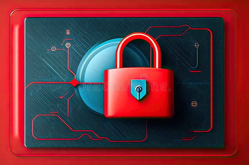 Cybersecurity Concept Overlay Background with Lock Generative AI Stock ... Cybersecurity Concept Overlay Background with Lock Generative AI Stock ...