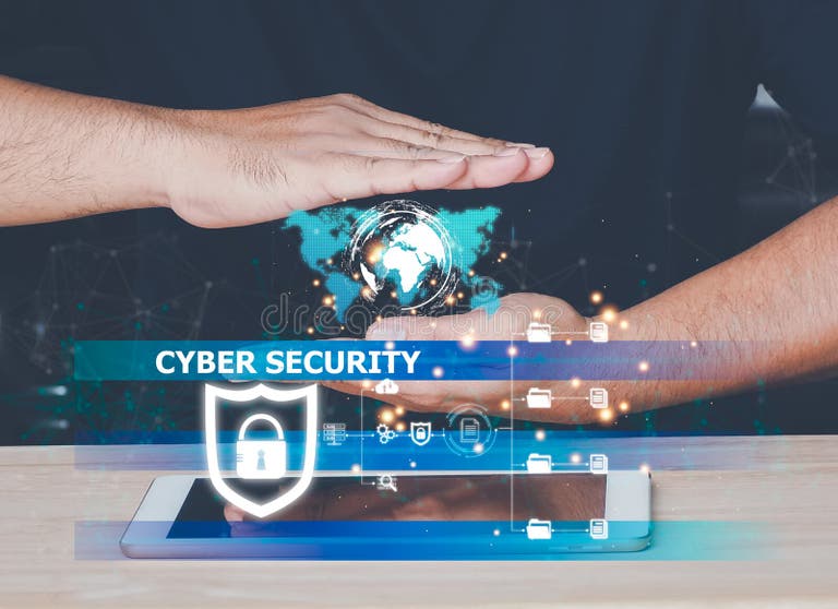 Cybersecurity Concept, User Privacy Security and Encryption. Internet Network Data Protection ...