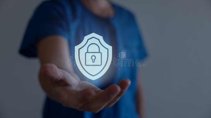 Cybersecurity Concept, User Privacy Security and Encryption, Secure ...