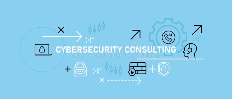Cybersecurity Consulting Concept Highlighting Cyber Protection Data ...