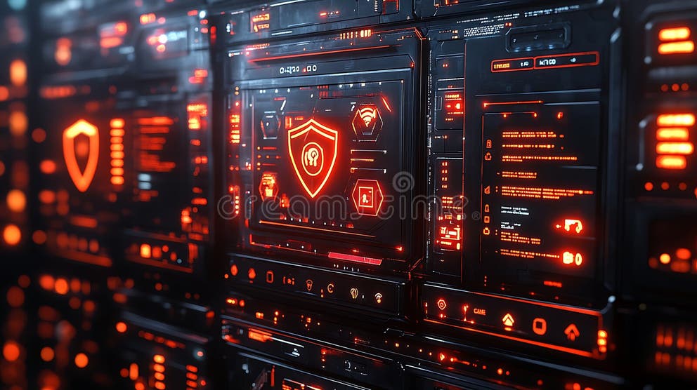 Cybersecurity Data Center Server Room it Infrastructure Network ...