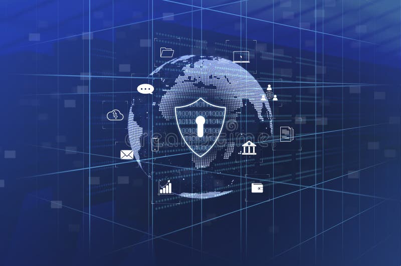 Cybersecurity and Data Privacy Protection Concept. and Internet Network Security Technology ...