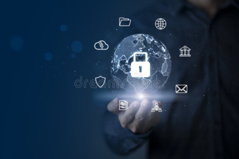 Cybersecurity and Data Privacy Protection Concept. and Internet Network ...