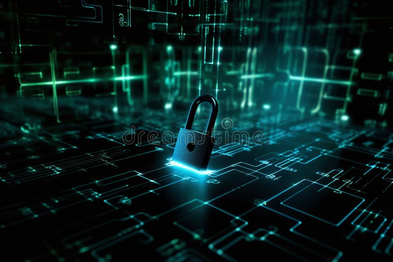 Cybersecurity and Data Protection Abstract Technology Backgrounds - Ai ...