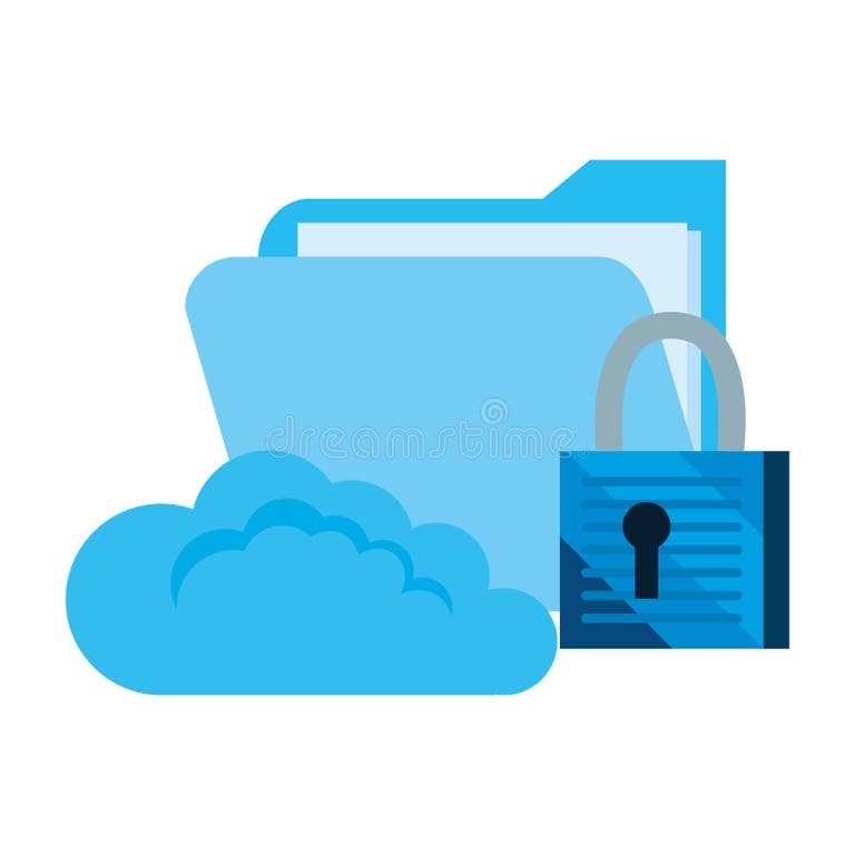 Cybersecurity Data Protection Stock Illustration - Illustration of ...