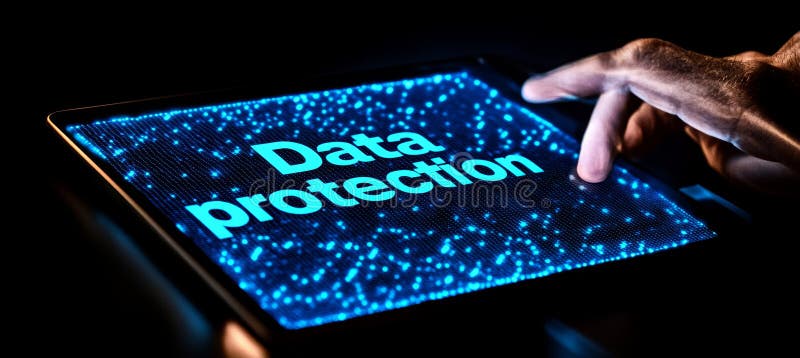 Cybersecurity and Data Protection in the Digital Age Mans Hand ...