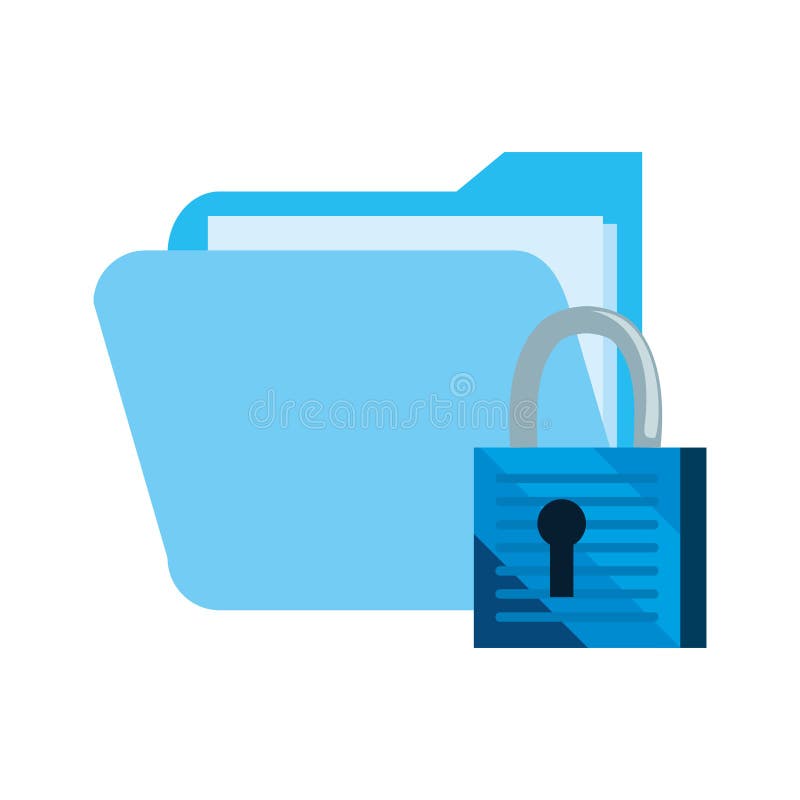 Cybersecurity Data Protection Stock Illustration - Illustration of ...