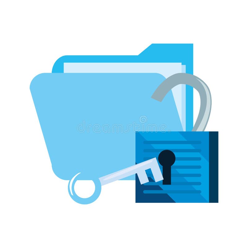 Cybersecurity Data Protection Stock Illustration - Illustration of ...