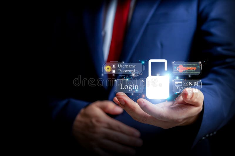 Cybersecurity and Data Protection Key Lock Concepts Internet Technology ...