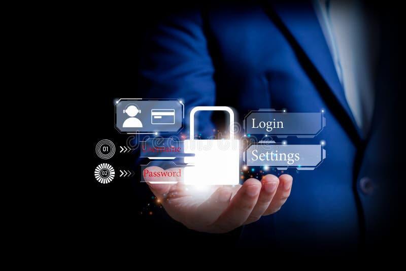 Cybersecurity and Data Protection Key Lock Concepts Internet Technology ...