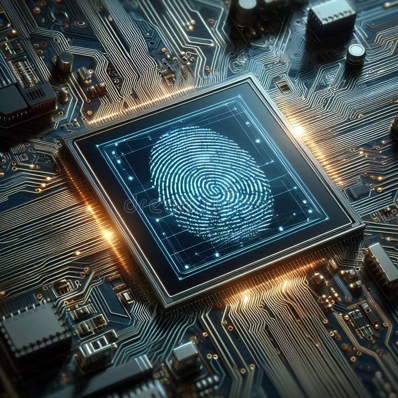 Cybersecurity Digital Art Background Image Stock Photo - Image of ...