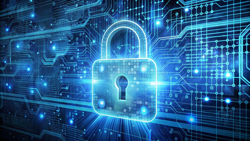 Cybersecurity Digital Lock, Cybersecurity, Digital Lock, Security ...