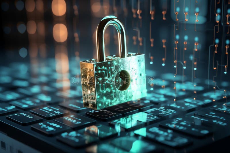 Cybersecurity Essence User Privacy Encryption And Secure Internet Access Concept Stock