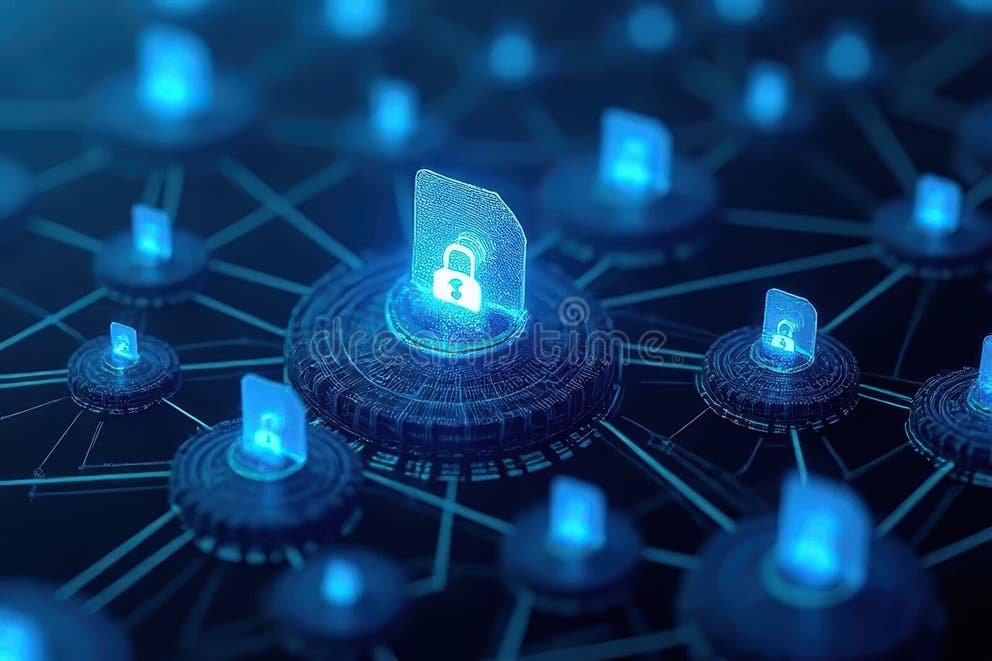 Cybersecurity Evolution and Challenges Stock Illustration ...