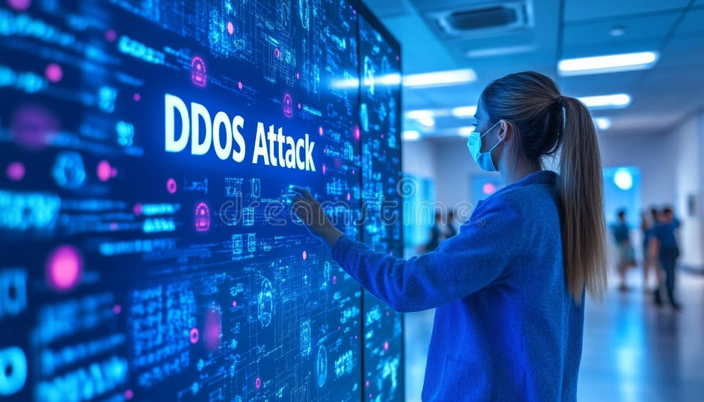 Cybersecurity Expert Analyzes DDoS Attack on Interactive Screen ...