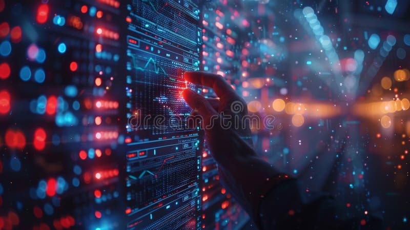 A Cybersecurity Expert Expertly Manages Server Data through the Use of ...