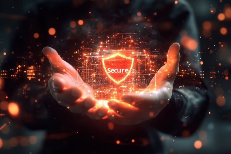 Cybersecurity Specialist Demonstrating Virtual Security Concepts in a ...