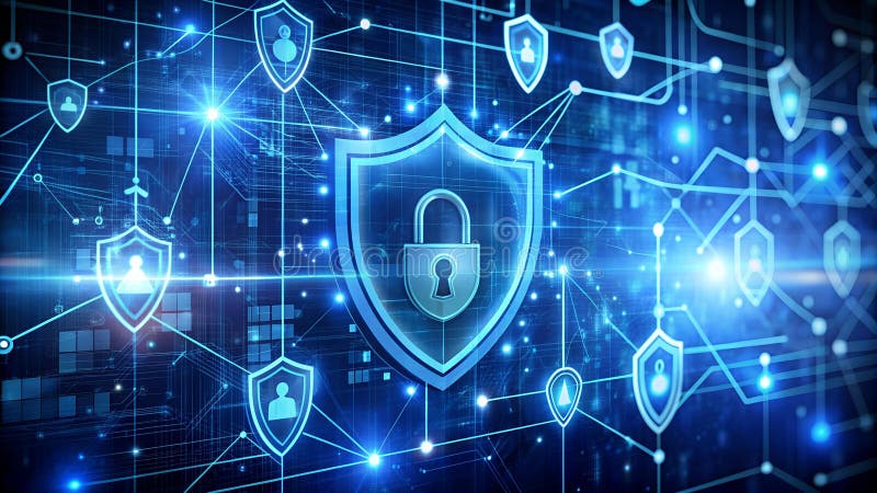 Cybersecurity Fortress a Visual Representation of Threat Detection and ...