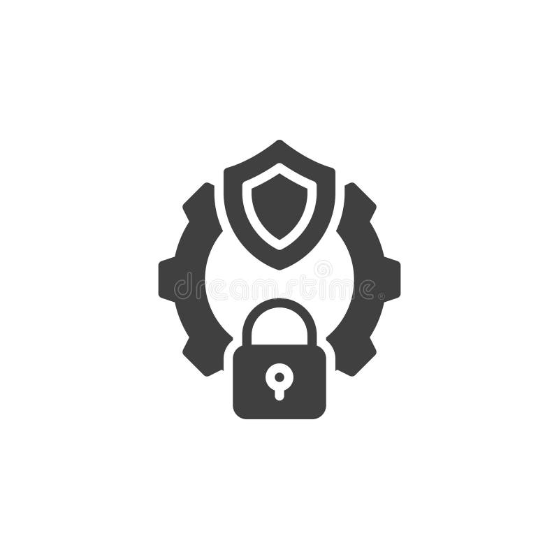 Cybersecurity Framework Vector Icon Stock Vector - Illustration of ...
