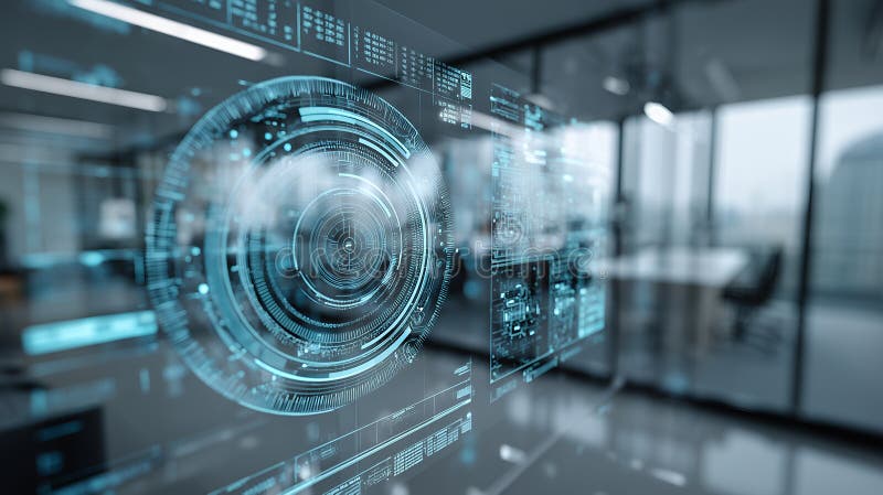 Futuristic Cybersecurity Hud Interface Stock Illustrations – 1,283 ...