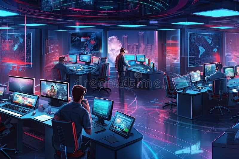 Cybersecurity Operation Stock Illustrations – 1,980 Cybersecurity ...