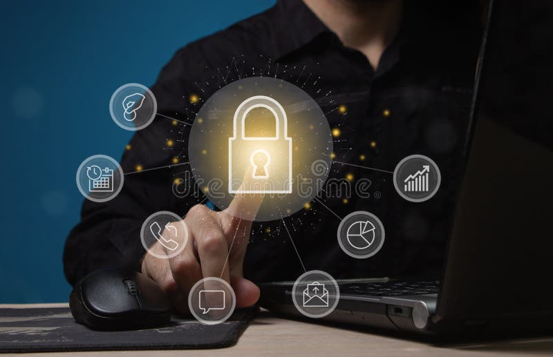 Cybersecurity on the Internet. Modern Ways To Protect Data. Storing ...