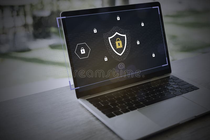Cybersecurity and Privacy Concep Stock Photo - Image of digital ...