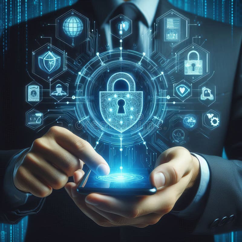 Cybersecurity and Privacy Concepts To Protect Data Businessmn U Stock ...