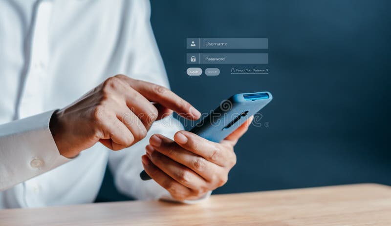 Cybersecurity and Privacy To Protect Data. Lock Icon and Internet ...