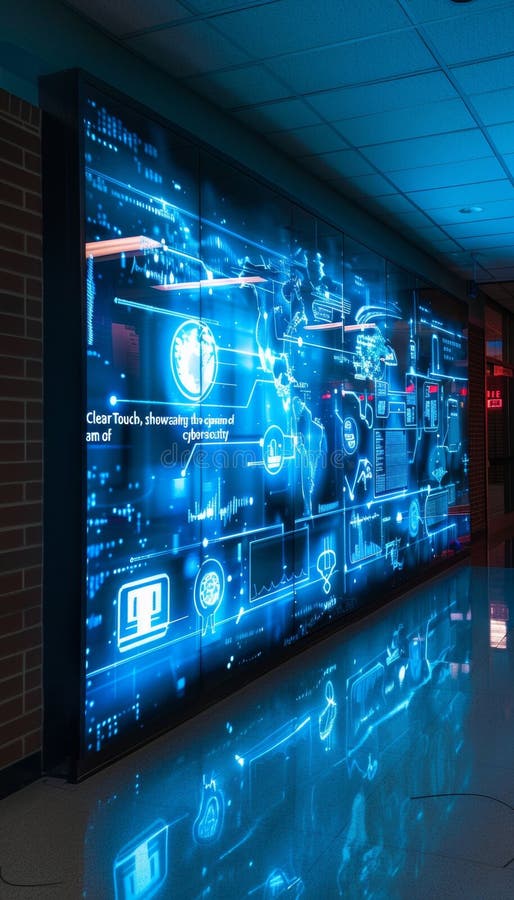 Cybersecurity Program Visuals for Rossview High School on Clear Touch ...