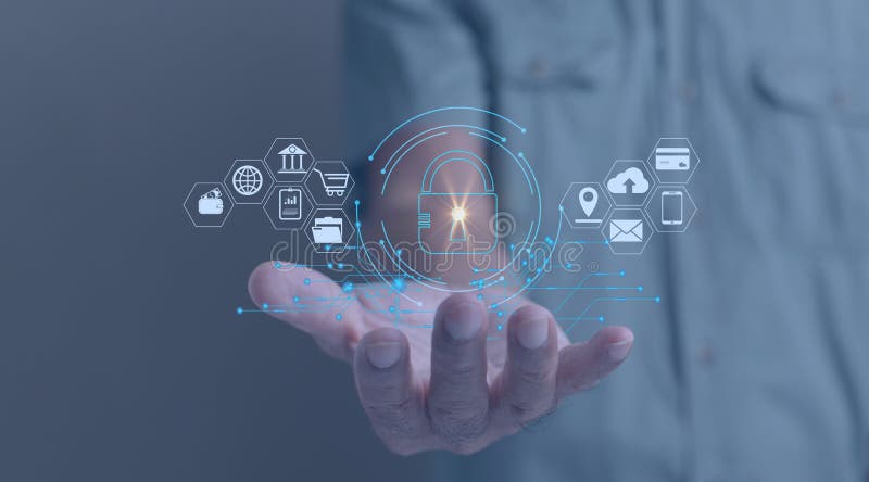 Cybersecurity is Protect Data and Privacy Concept, Stock Photo - Image ...