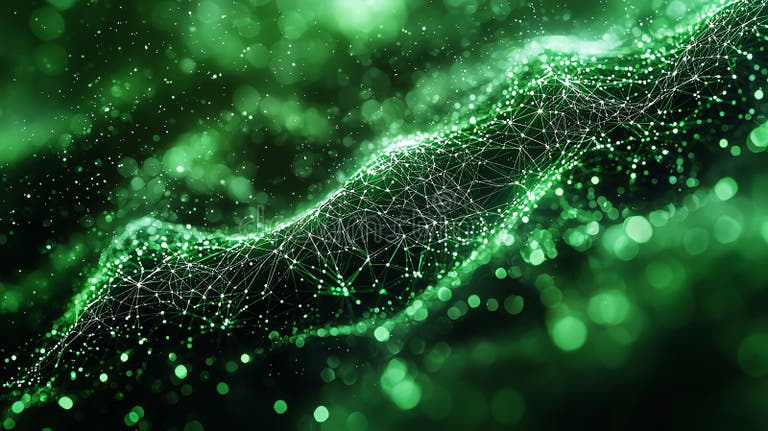 Cybersecurity Shield on Digital Matrix Stock Image - Image of password ...