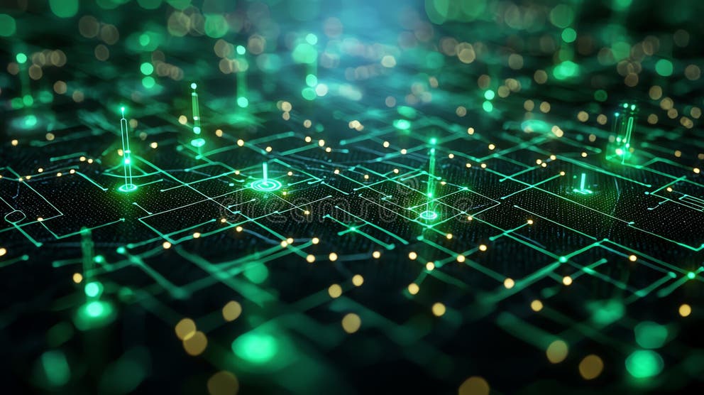 Cybersecurity Shield Digital Matrix Protection Stock Photo - Image of ...