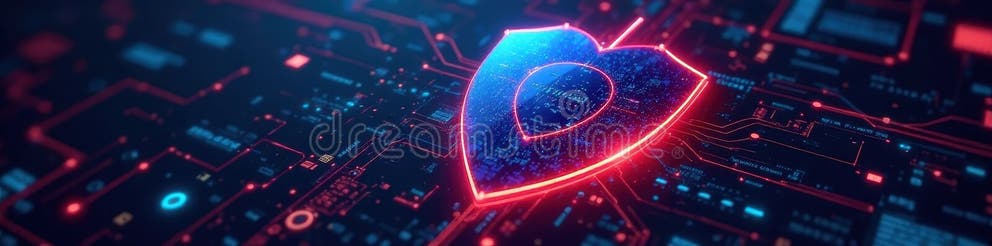 Cybersecurity Shield Graphic Digital Protection Internet Security ...