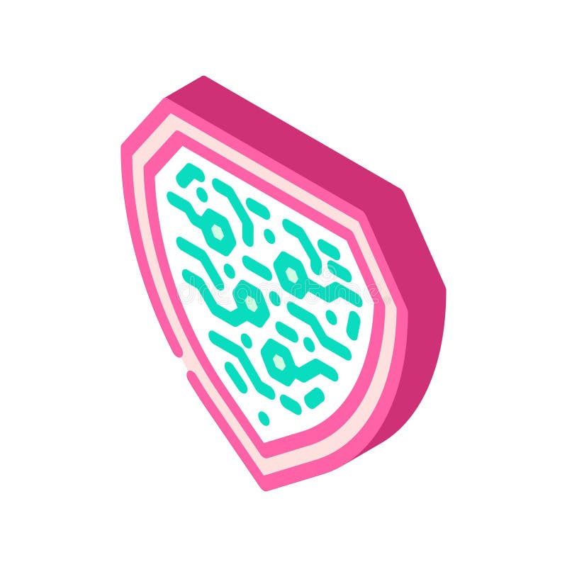 Cybersecurity Shield Industry 4 Isometric Icon Vector Illustration ...