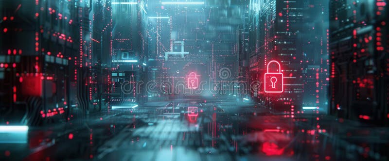 Cybersecurity Shield. Cybersecurity Involves Protecting Systems and ...